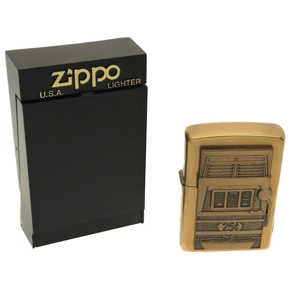 品 Zippo JACKPOT SLOTS LIGHTER SLOT MACHIN スロットマシン 1998年製 Barrett Smythe ...