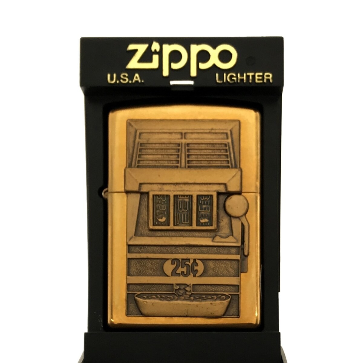 品 Zippo JACKPOT SLOTS LIGHTER SLOT MACHIN スロットマシン 1998年製 Barrett Smythe ...