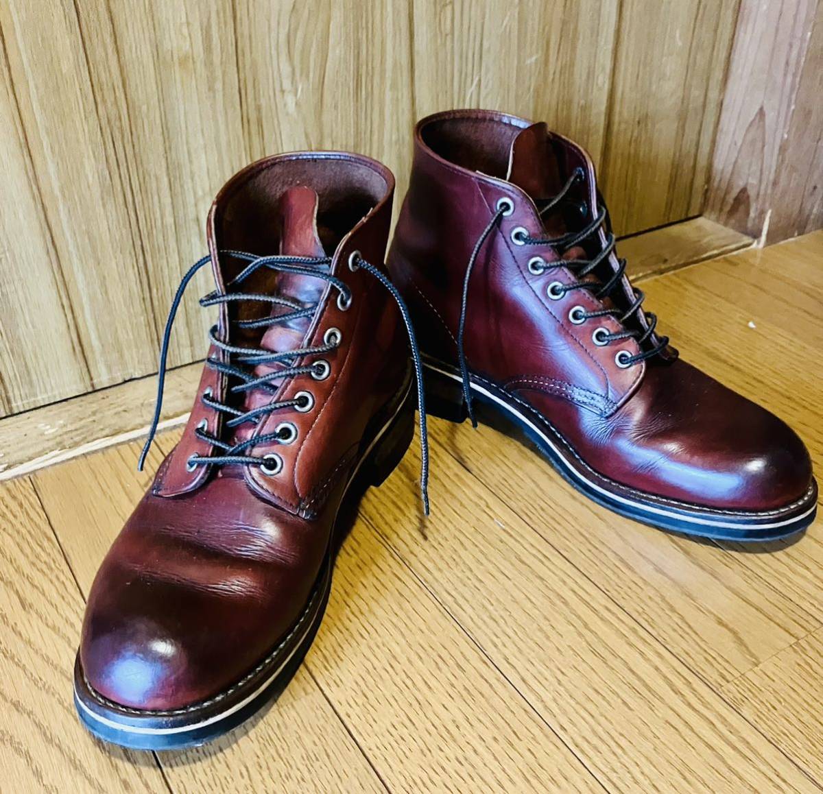RED WING レッドウイング プレーントゥ 8166 カスタム 極上エイジング 9D 10年製(9インチ)｜売買されたオークション情報、yahooの商品情報をアーカイブ公開 ...