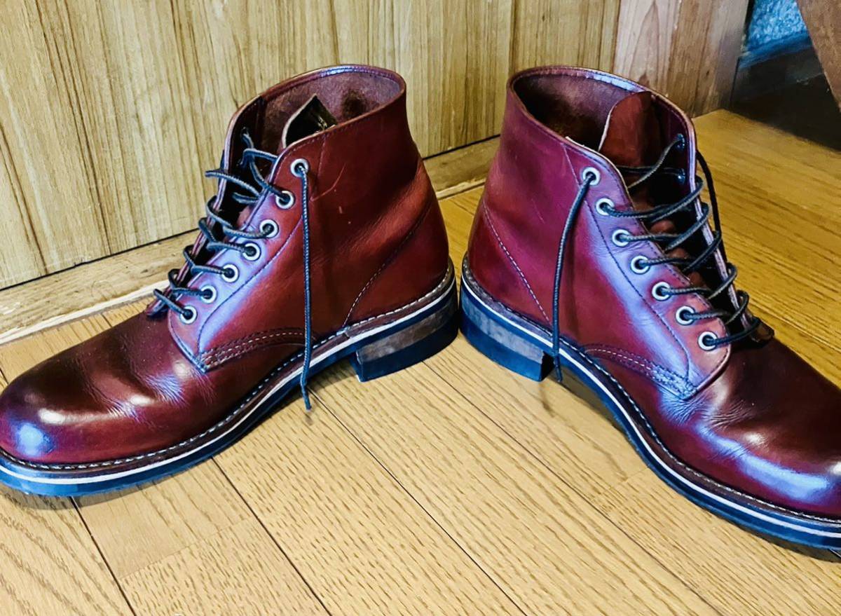 RED WING レッドウイング プレーントゥ 8166 カスタム 極上エイジング 9D 10年製(9インチ)｜売買されたオークション情報、yahooの商品情報をアーカイブ公開 ...