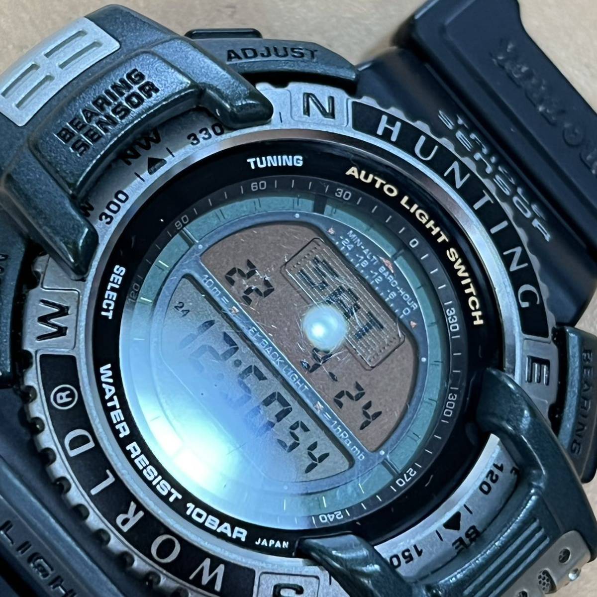 WA08 HUNTING WORLD ハンティングワールド CASIO カシオ PRO TREK PRT-40HWJ コラボ 腕時計(PRO ...