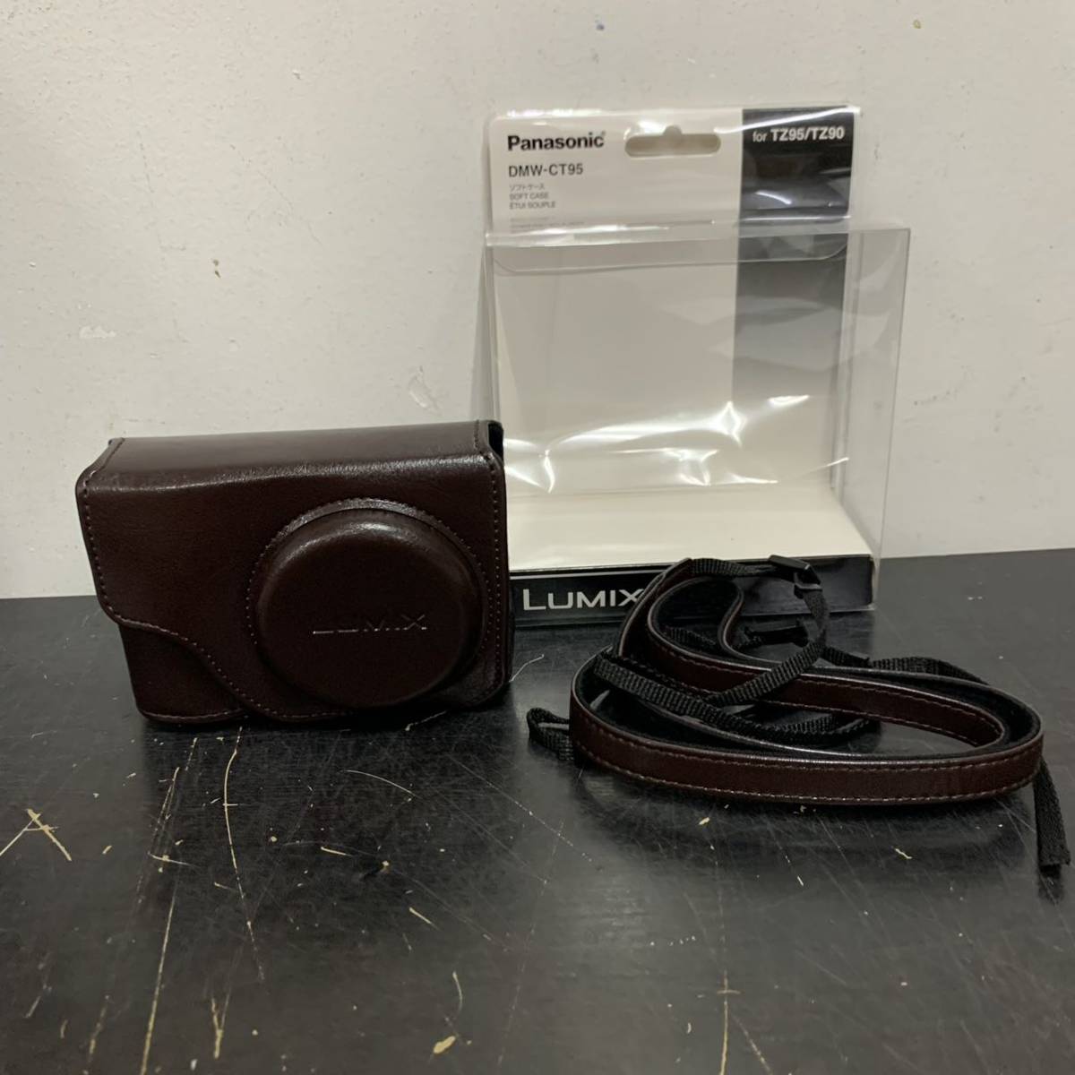 CC264 Panasonic パナソニック ソフトケース DMW-CT95 ブラウン LUMIX TZ95/TZ90用 DAR(コンパクト ...