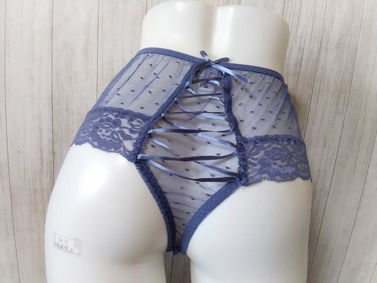 LL Tバック ショーツ ブルー系 ドット レース シースルー 深履き 編み上げ 大きいサイズ ContRante(Tバック)｜売買されたオークション情報、yahooの商品情報をアーカイブ公開 ...