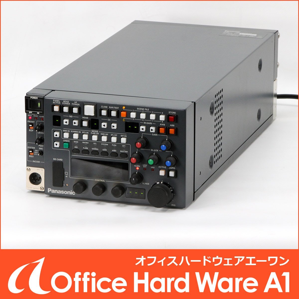 Panasonic カメラコントロールユニット AK-HCU935 / 通電確認のみ 現状渡し 業務用 放送用 パナソニック 5342 J#T(プロ用、業務用)｜売買されたオークション情報 ...