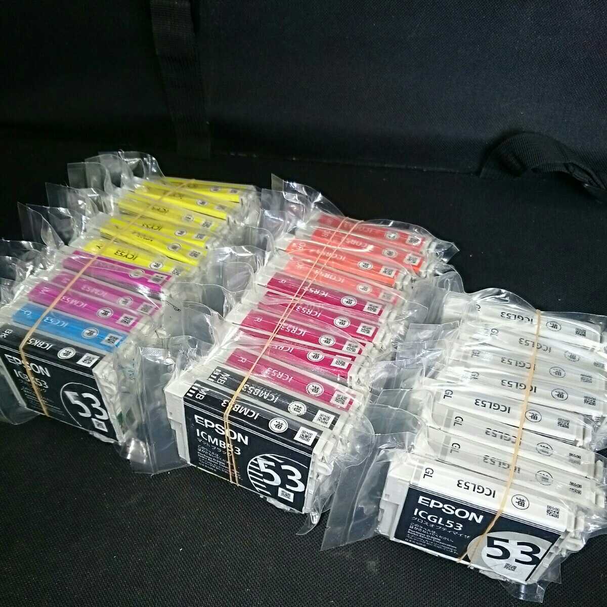 EPSON 純正インクカートリッジ ICBK53/ICC53/ICM53/ICY53/ICMB53/ICR53/ICOR53/ICGL53 8色セット(エプソン)｜売買されたオークション情報 ...