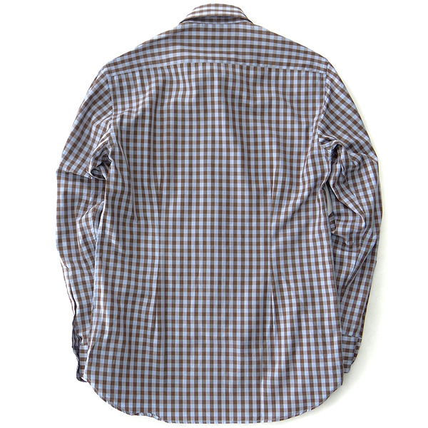 BEAMS監修 モアレス SOMELOS チェック ボタンダウン シャツ L 水色 茶 I54972 MORLES ビームス コットン SLIM FIT ワイン(Lサイズ)｜売買された ...