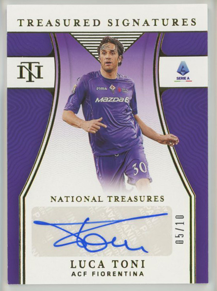 05/10 Luca Toni 2021-22 Panini Chronicles National Treasures Serie A ...