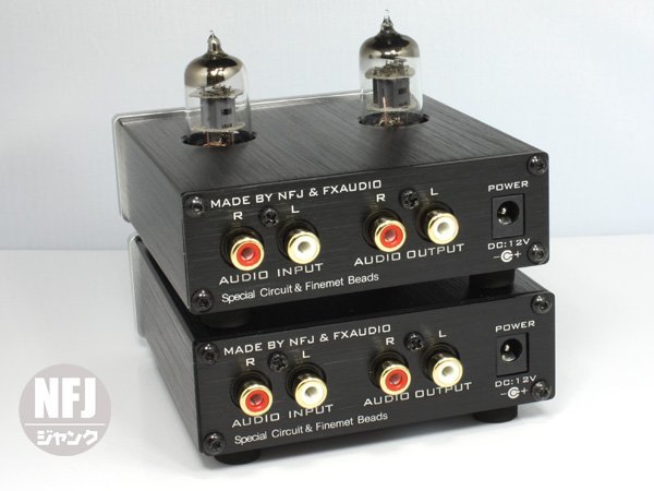 NFJ FX-AUDIO- TUBE-01J シルバー 2台セット ジャンク(本体)｜売買されたオークション情報、yahooの商品情報を ...