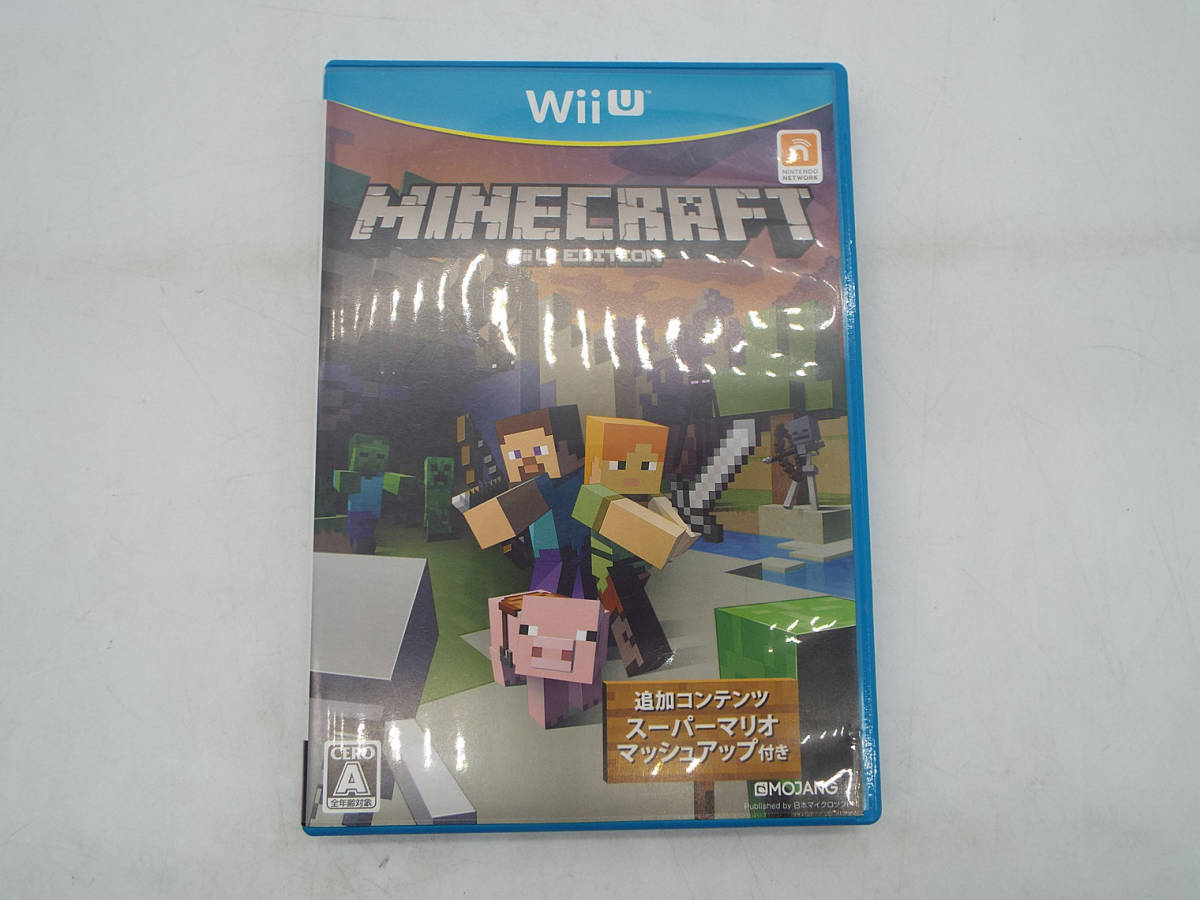 WiiU ゲームソフト マインクラフト MINECRAFT WiiU EDITION TSA-WUP-AUMJ-JPN(Wii U専用ソフト ...