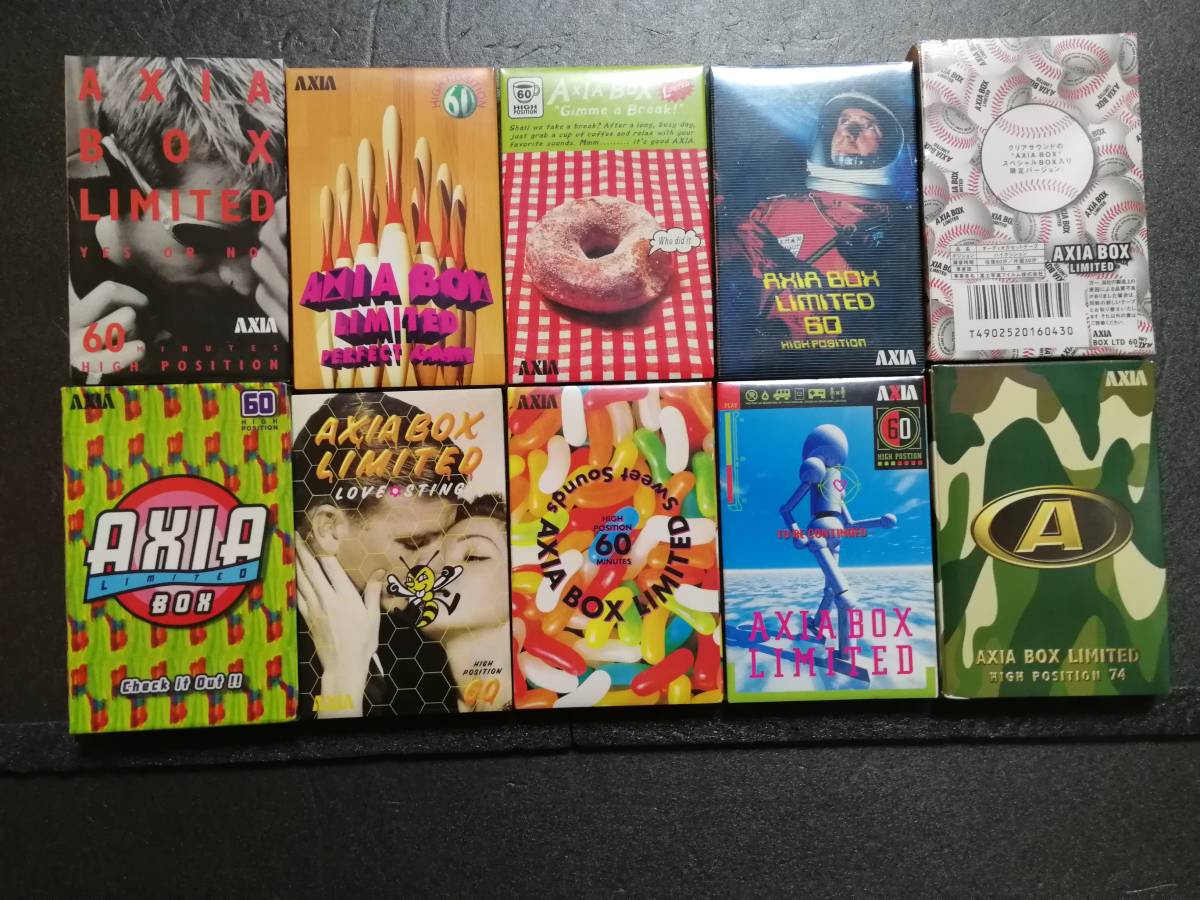 カセットテープ AXIA BOX LIMITED 10本セット(記録媒体)｜売買されたオークション情報、yahooの商品情報をアーカイブ公開 ...