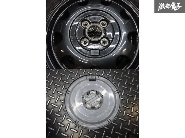 スズキ 純正 MK53S スペーシア ギア ENKEI 14インチ 4.5J +45 PCD 100 4H 85K3-445 ホイール 1本 ENA SAVE EC300+ 155 ...