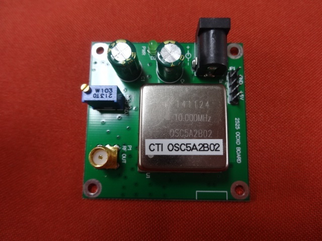 10MHz OCXO CTI OSC5A2B02 10MHz 基準発振器 DC5V 水晶発振器 正弦波 GPSDO / GPS同期基準器 校正 ...