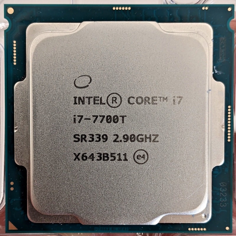 intel Core i7-7700T SR339 2.90GHz 4コア 8スレッド 高性能(Core i7)｜売買されたオークション情報 ...