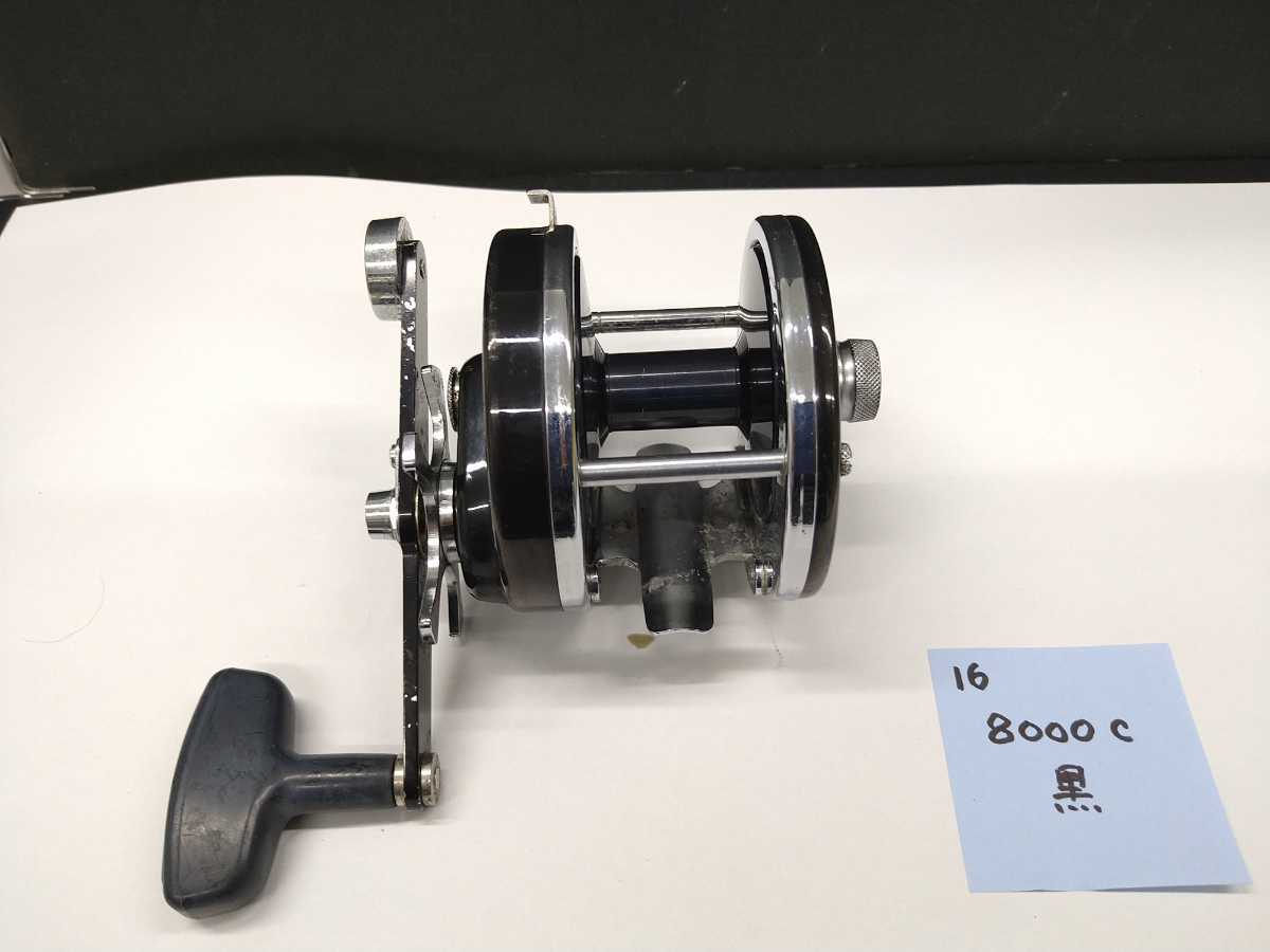 ma16 AbuGarcia アブガルシア Ambassadeur アンバサダー ベイトリール Abu 8000C 黒 年代物(アブガルシア ...