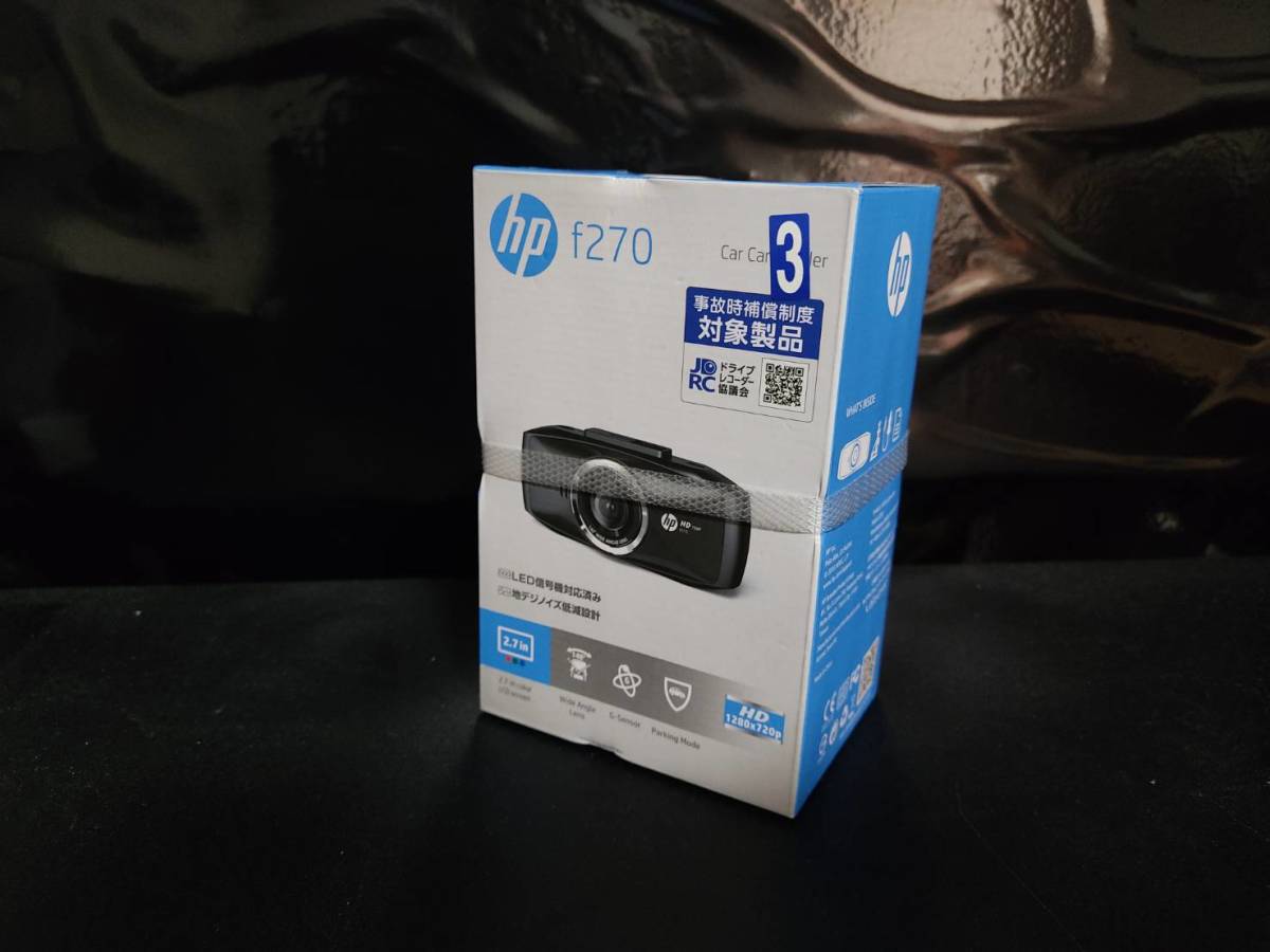 送料520円 HP製 ドライブレコーダー F270 2.7in 140° WideAngleLens G-Sensor Parking ...