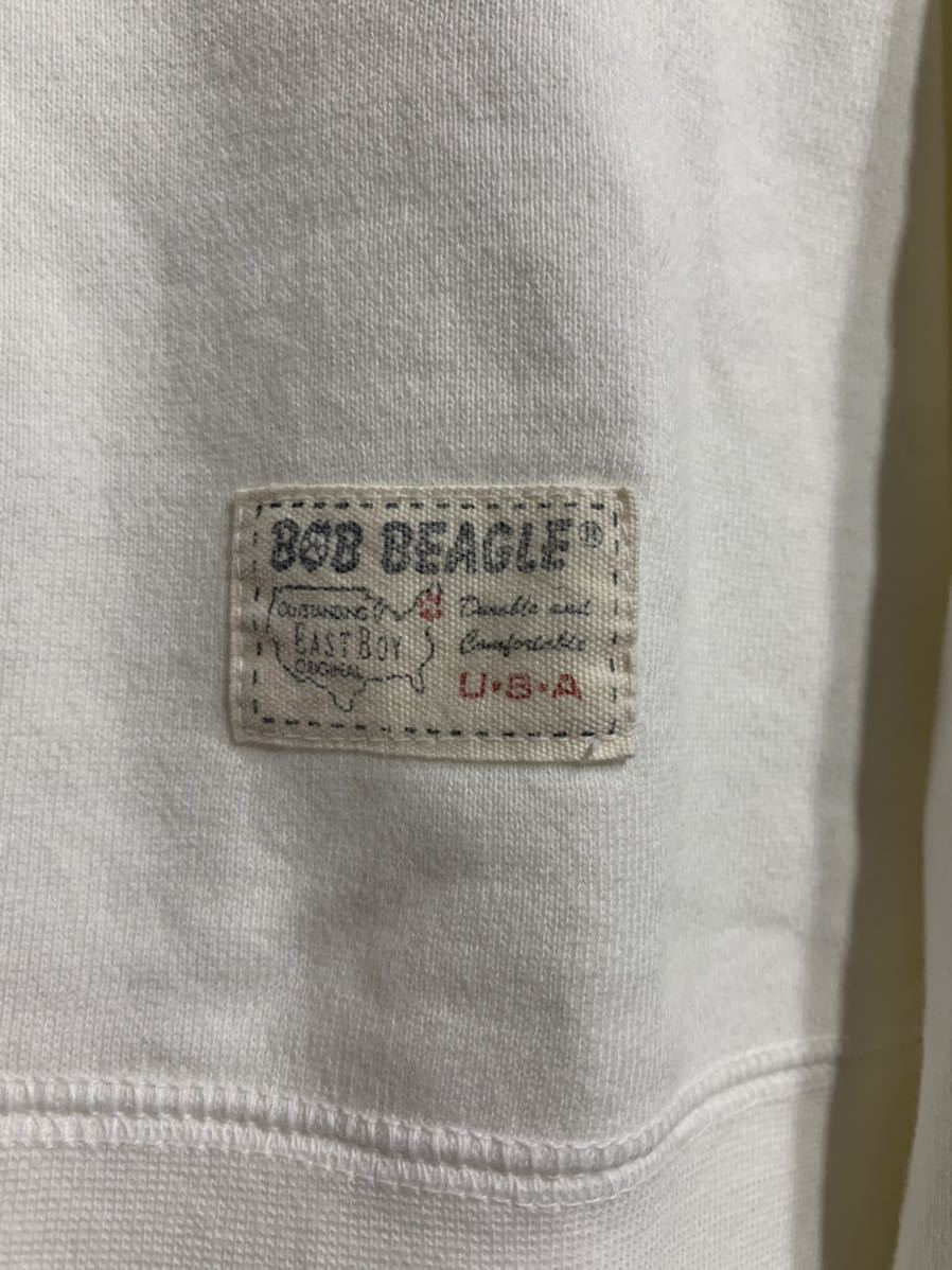 90's ヴィンテージ タグ付き BOB BEAGLE ボブビーグル EASTBOY イーストボーイ 日 ビーグル犬刺繍 スウェット トレーナー 白 M(イーストボーイ)｜売買された ...