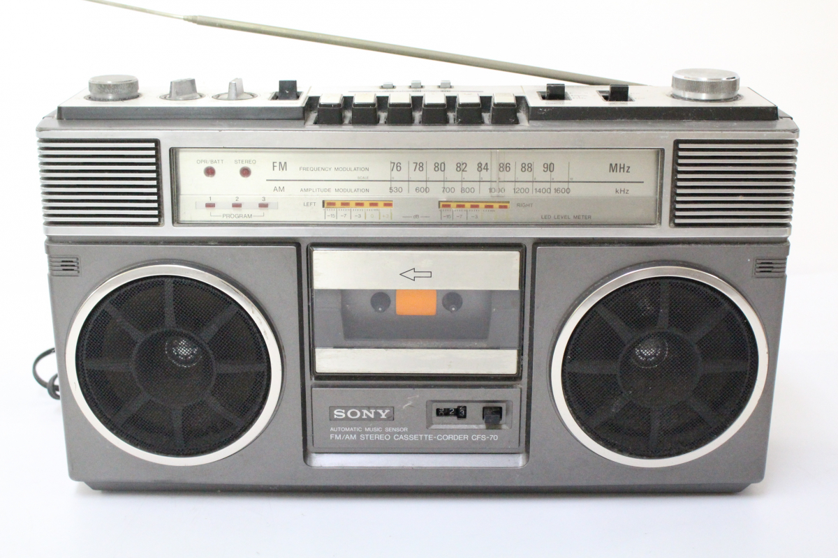 ト石 昭和レトロ ラジカセなど 7台まとめ SONY ZS-E30.CF-1300.CFS-70/NATIONAL RQ-444 ...