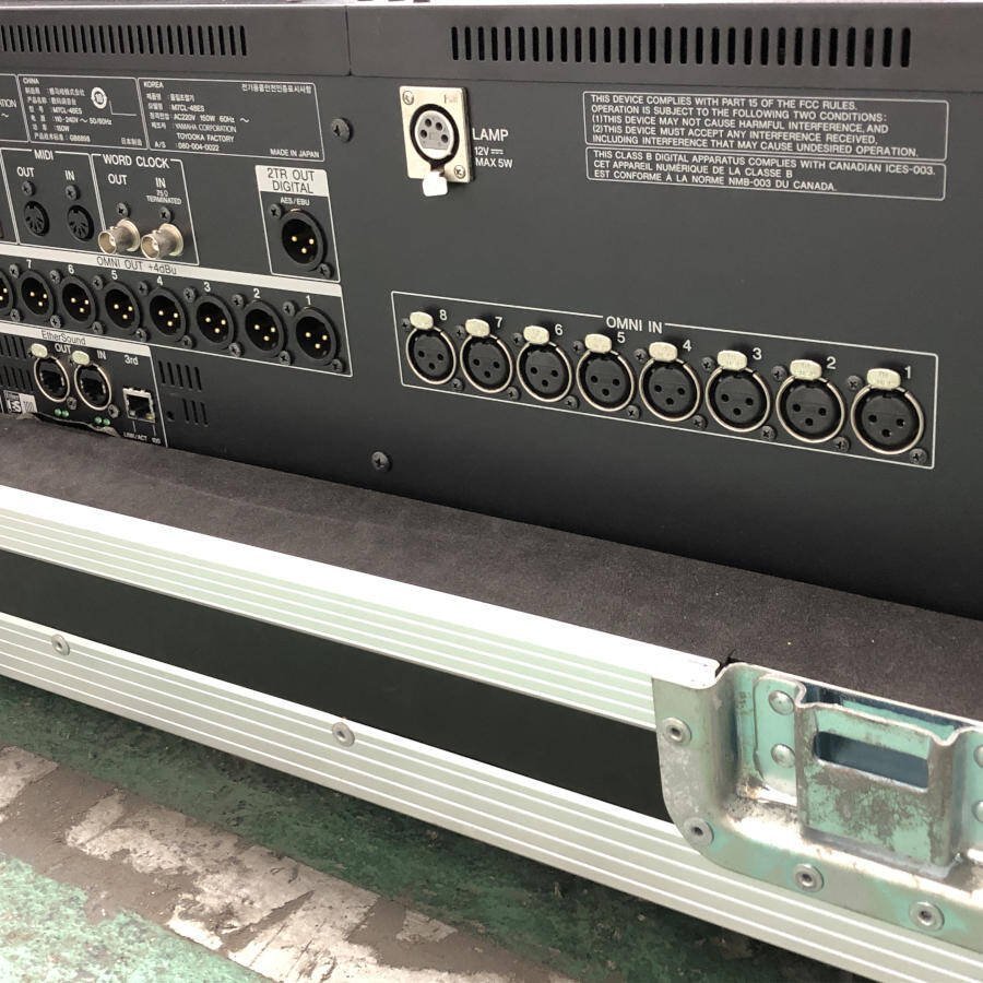 YAMAHA M7CL-48ES Version3 デジタルミキサー PULSE製ハードケース約W1385 H920 D470 mm 突起物を ...
