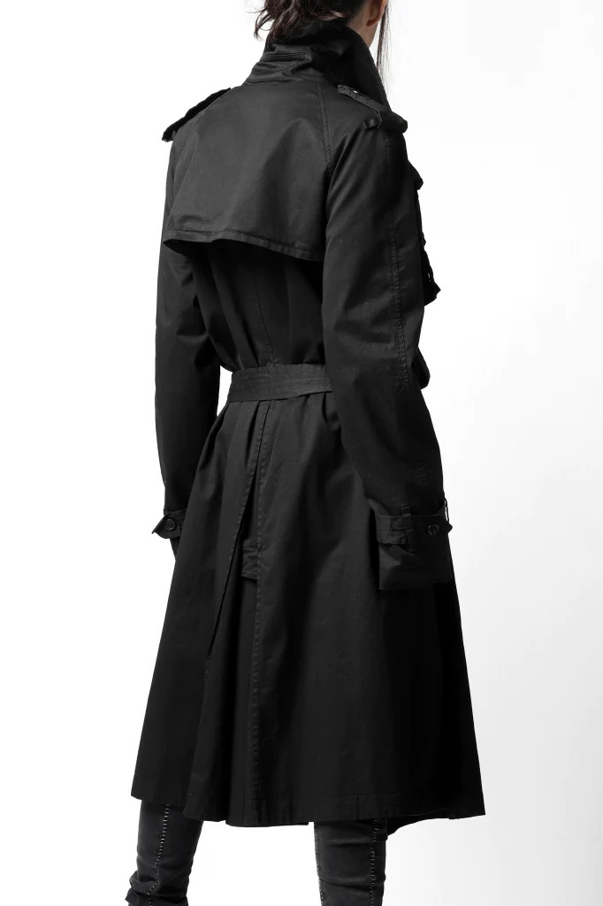 超 RUNDHOLZ DIP オーバー コート ブラック ランドホルツ トレンチ ミリタリー / rickowens drkshdw ...