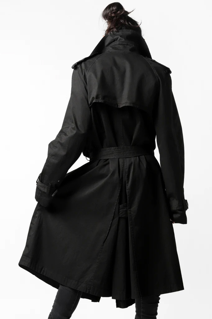 超 RUNDHOLZ DIP オーバー コート ブラック ランドホルツ トレンチ ミリタリー / rickowens drkshdw ...