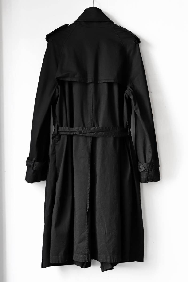 超 RUNDHOLZ DIP オーバー コート ブラック ランドホルツ トレンチ ミリタリー / rickowens drkshdw ...