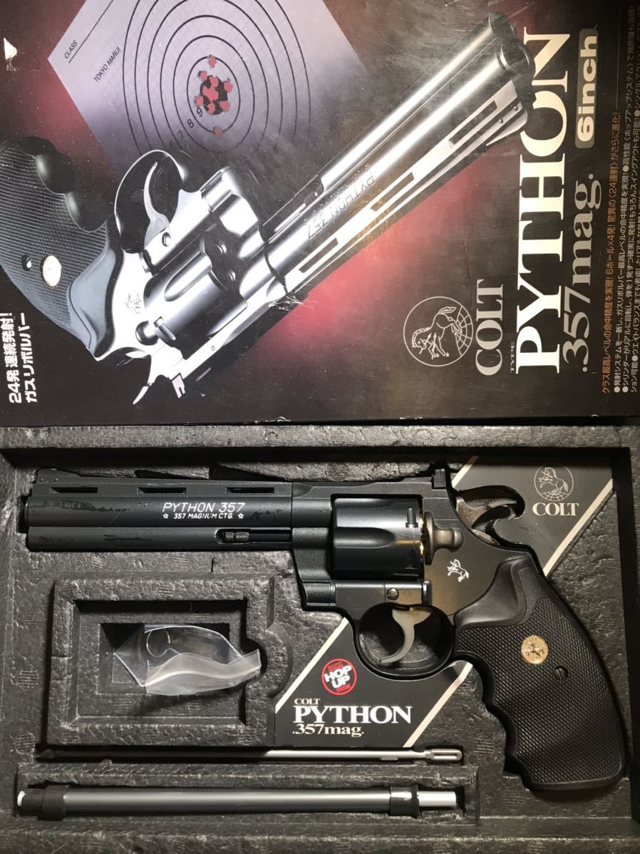 東京マルイ COLT PYTHON .357mag 6inch コルトパイソン.357マグナム 6インチ ガスリボルバー ハンドガン タナカ S&W(ガスガン)｜売買されたオークション情報 ...