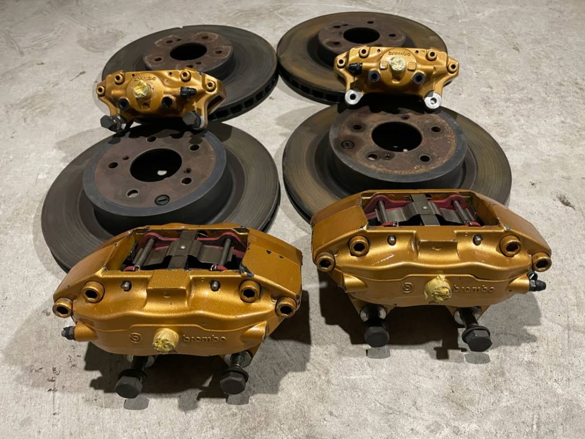 BNR34 BNR32 R32 R34 GT-R brembo ブレンボ ブレーキ キャリパー ローター 前後(ブレーキキャリパー)｜売買され ...