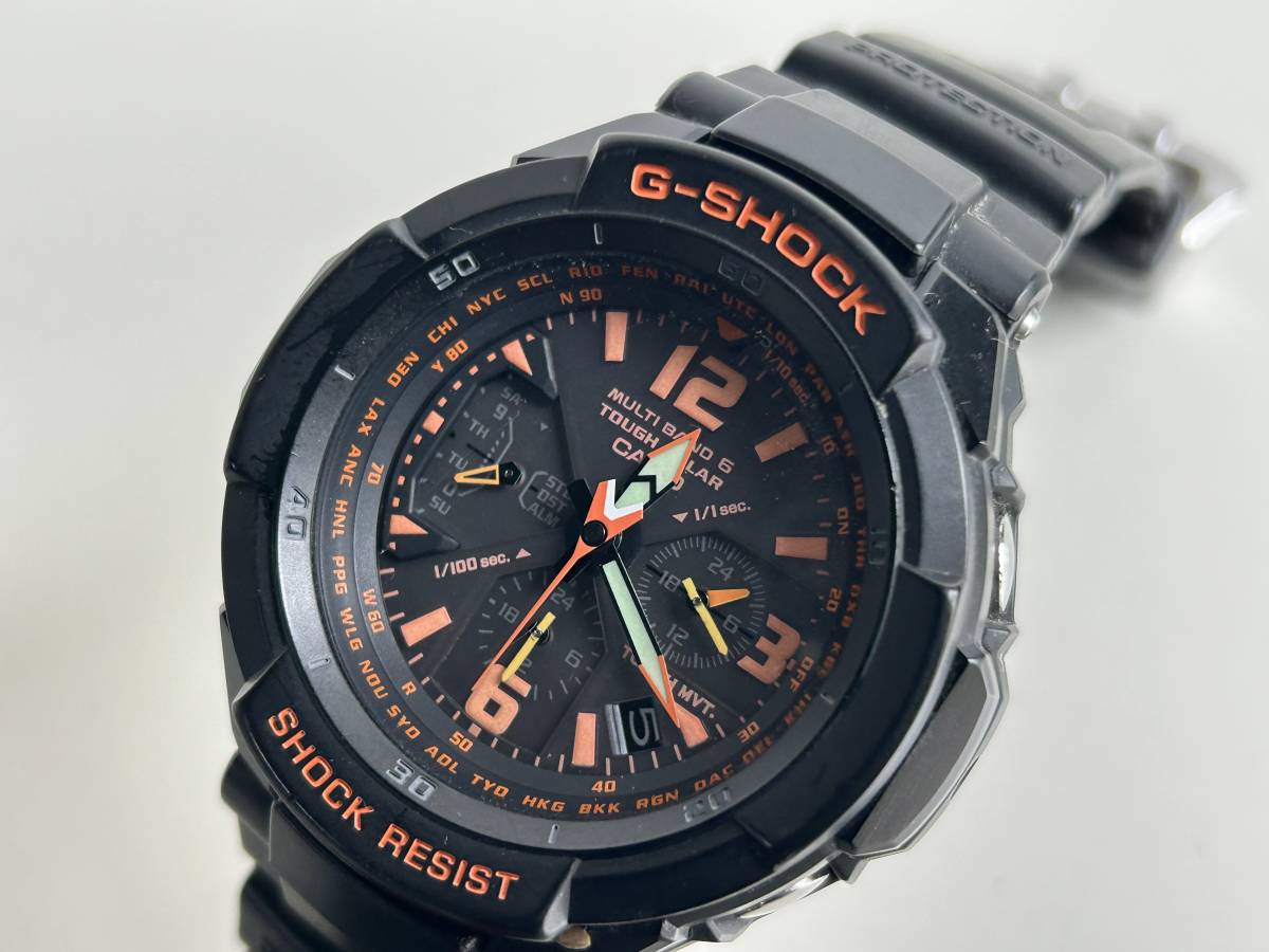 Wj273 CASIO カシオ 腕時計 G-SHOCK GW-3000B 5121 グラビティマスター 電波ソーラー タフソーラー Gショック ...