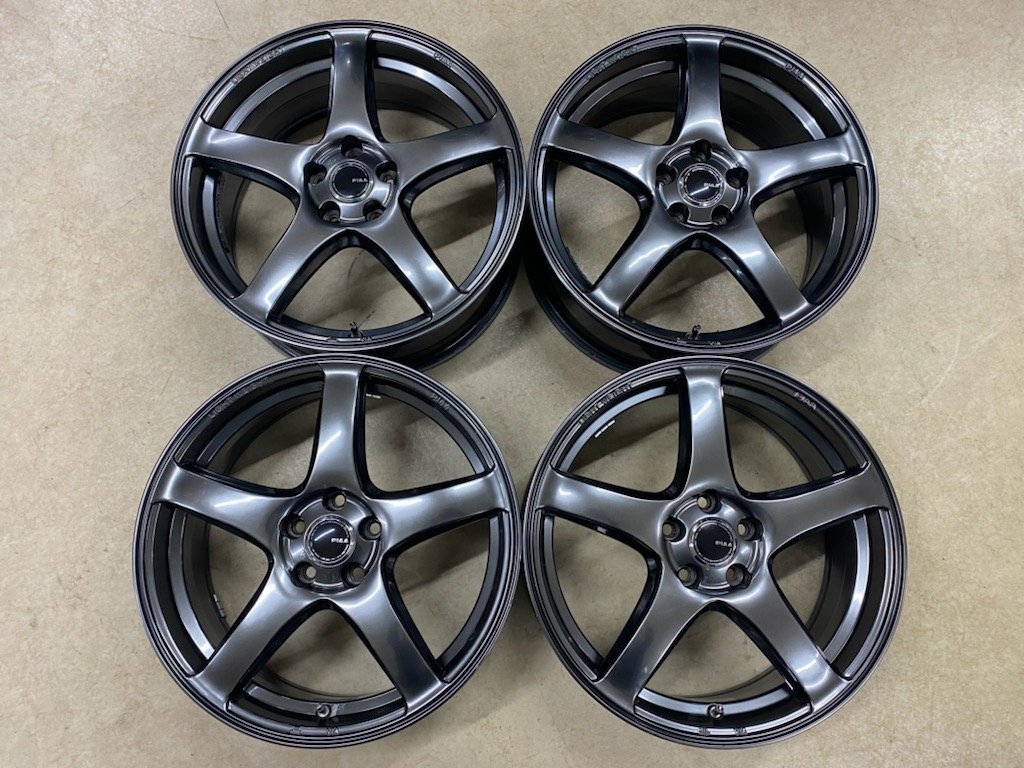 ∞ PIAA RACING EIEGANZA S-01 17インチ 7.0J+48 100/5H BRZ 86 ウィッシュ プリウス等に 札幌 ...
