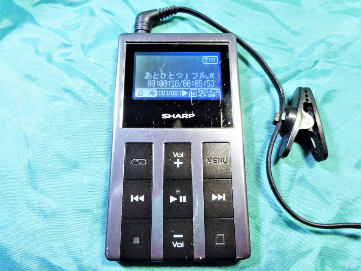 クリックポスト発送185円 / シャープ デジタルオーディオプレーヤー MP-B200 本体 マイクロSDアダプター イヤホンジャック(本体)｜売買されたオークション情報、yahooの商品情報 ...