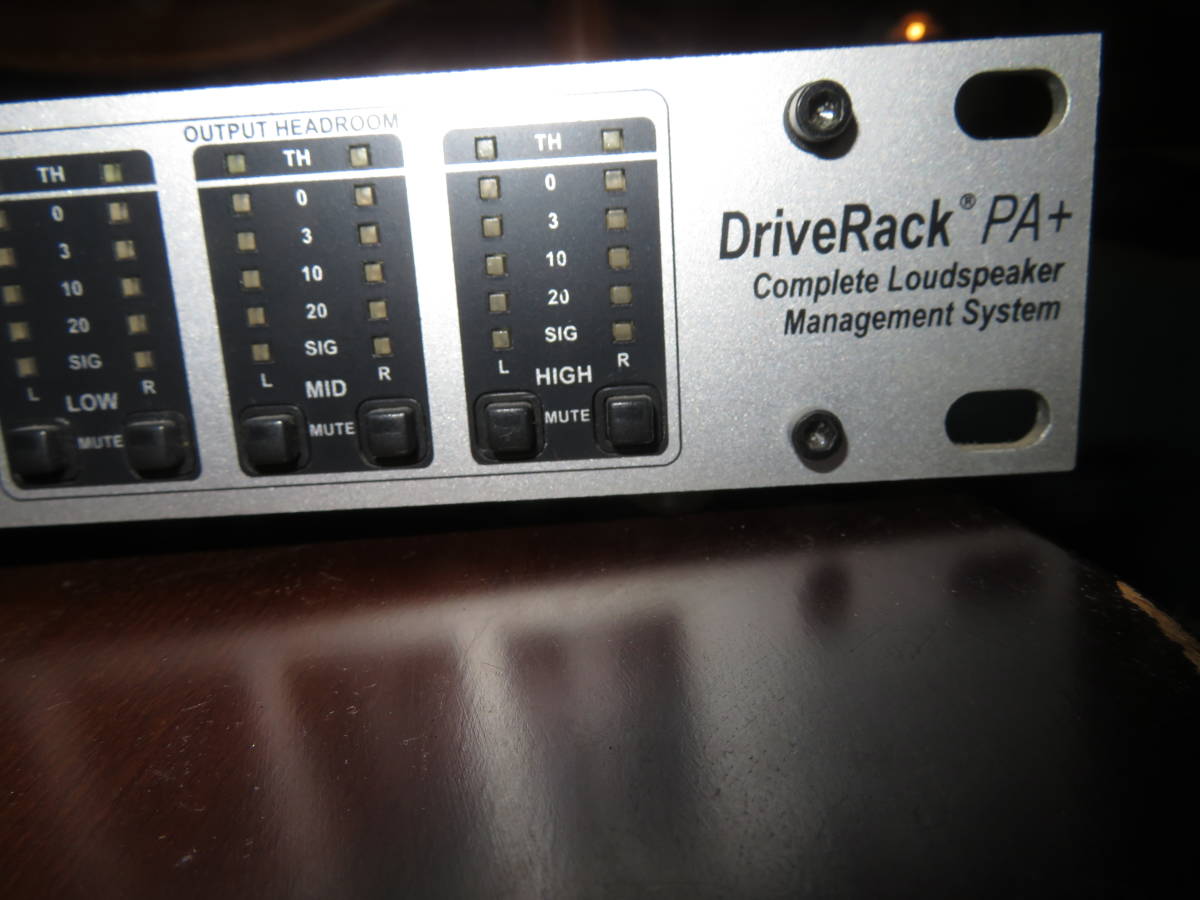 dbx PROFESSIONAL PRODUCTS DriveRack PA+(イコライザー)｜売買されたオークション情報、yahooの商品 ...