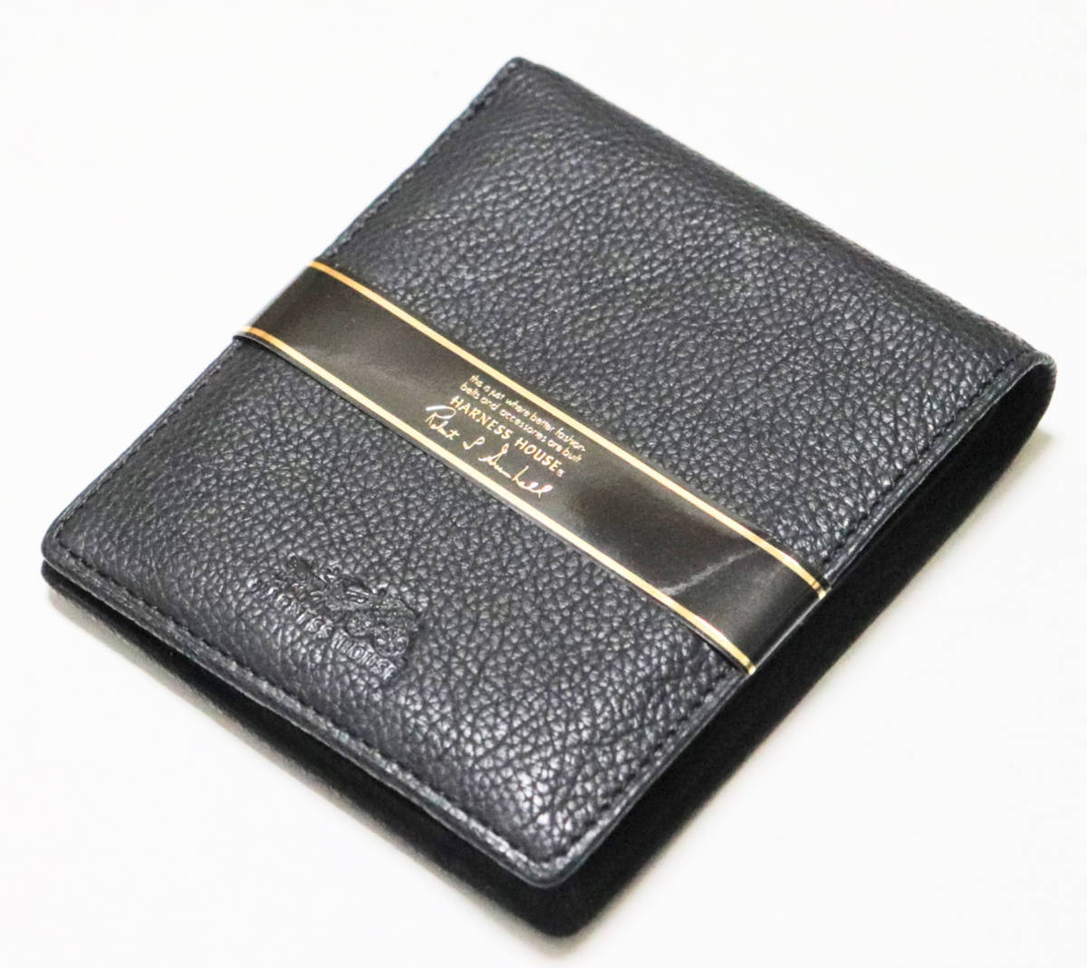 HARNESS HOUSE ハーネスハウス 柔らかレザー2つ折り財布 ウォレット プレゼントにも ラッピング袋付き A7248(二つ折り財布 ...