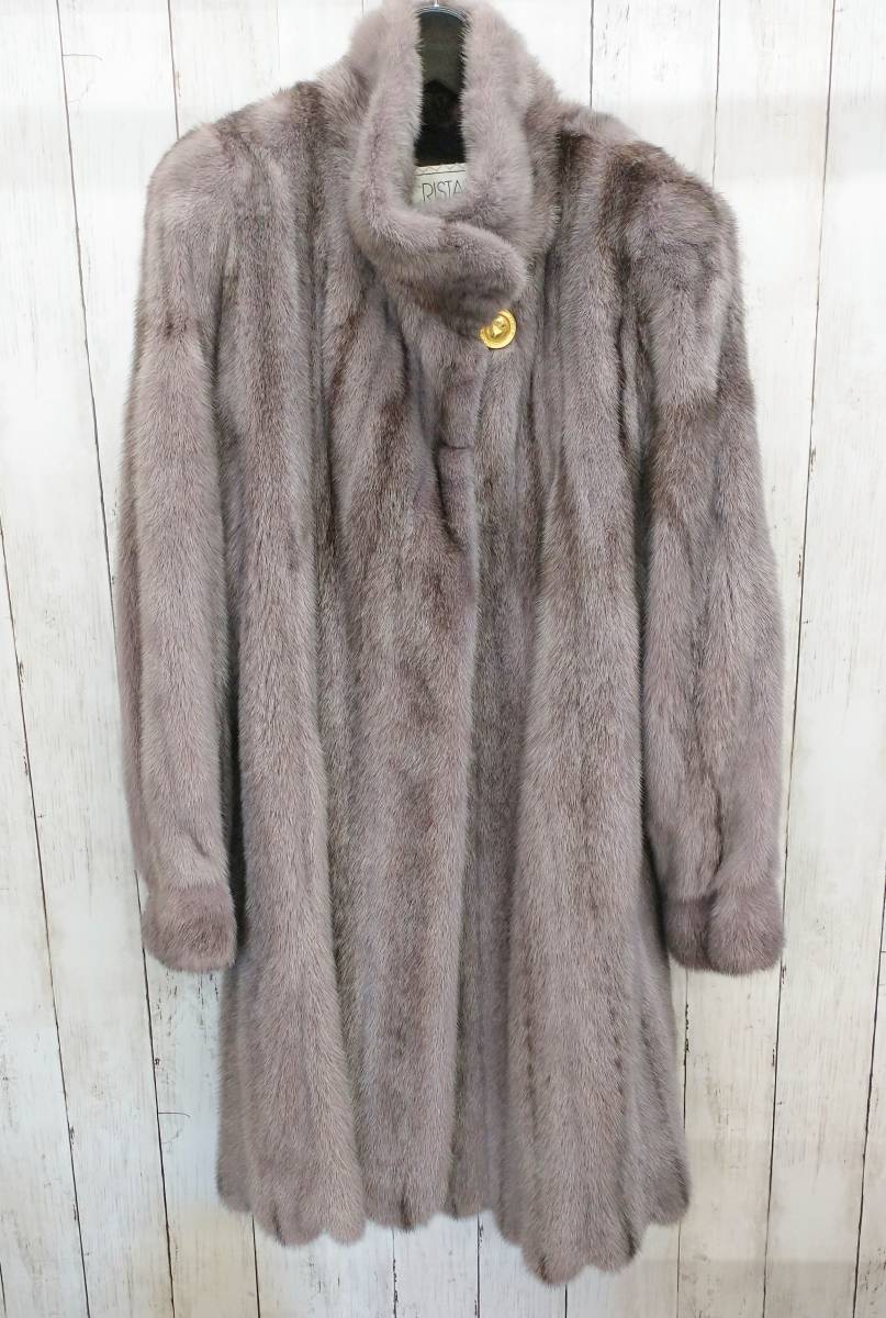 SAGA MINK ROYAL/ICRISTALLI/ミンクフアーコート/サガミンク/パープルグレー(ミンク)｜売買されたオークション情報 ...