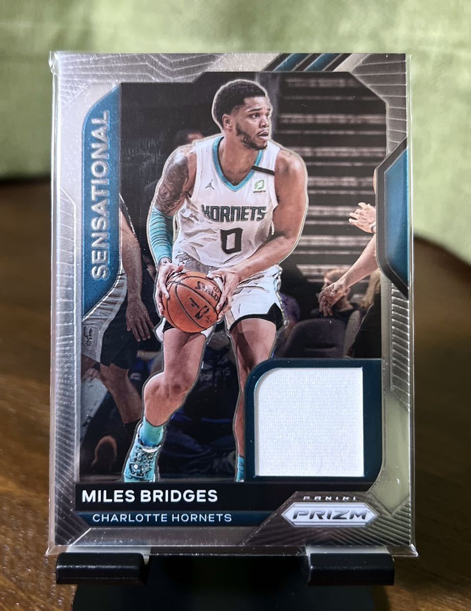 2020-21 NBA PANINI PRIZM SENSATIONAL MILES BRIDGES Jersey ジャージー #SSW ...