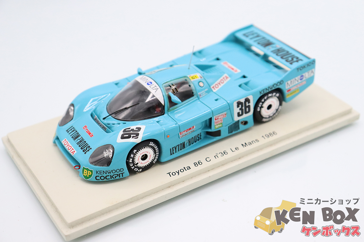 S=1/43 Spark スパーク S2352 Toyota トヨタ 86C n36 LM1986 レイトンハウス #36 中国製 現状渡し ...