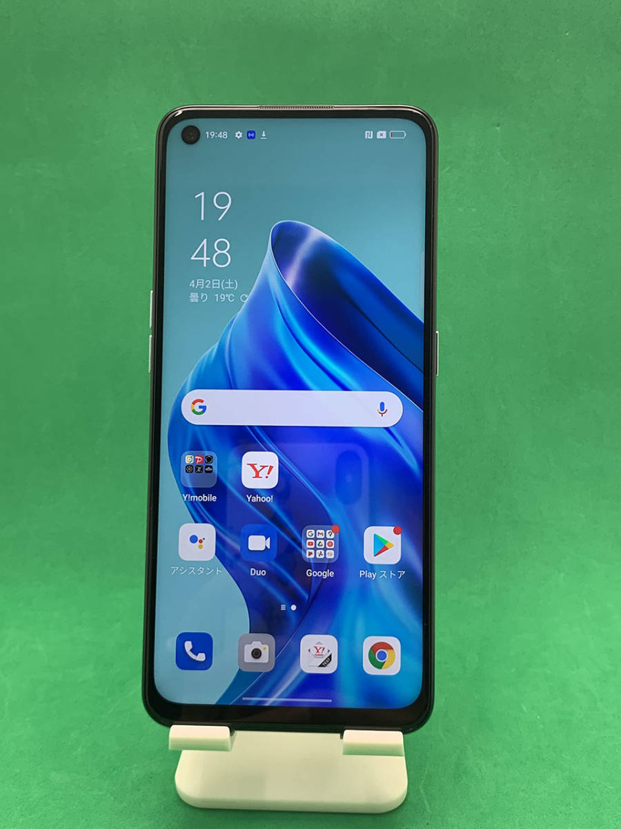 激安 OPPO Reno5 A A101OP 128GB SIMロック解除済 softbank 〇 ブルー系 GS1438(Android ...