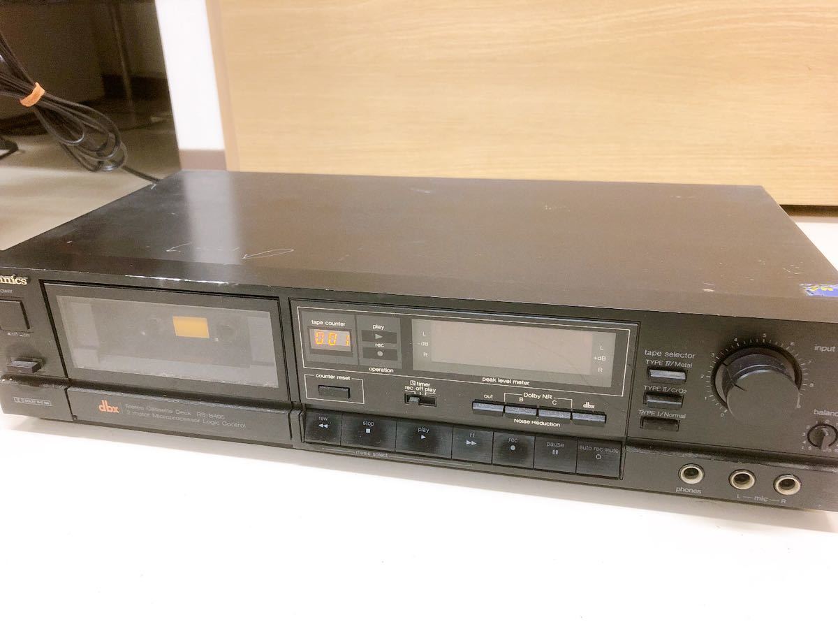 1円スタート Technics/テクニクス DolbyB-C NR dbx搭載 カセットデッキ RS-B405(一般)｜売買されたオークション ...
