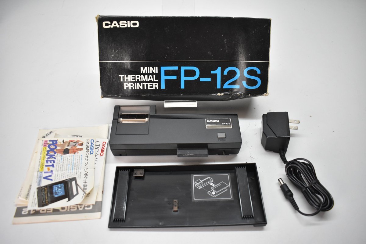 Casio Fp 12s ポケコン用熱転写プリンタ 箱説付き カシオ ミニターミナルプリンター K1 H ポケットコンピュータ 売買された
