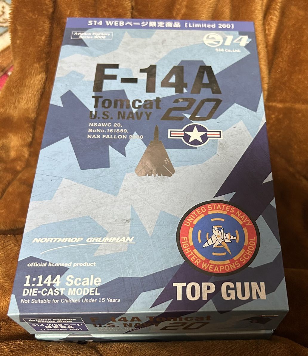 1/144 S14 エスワンフォー F-14A トムキャット tomcat u.s.navy NSAWC 20 BuNo.161859 NAS ...