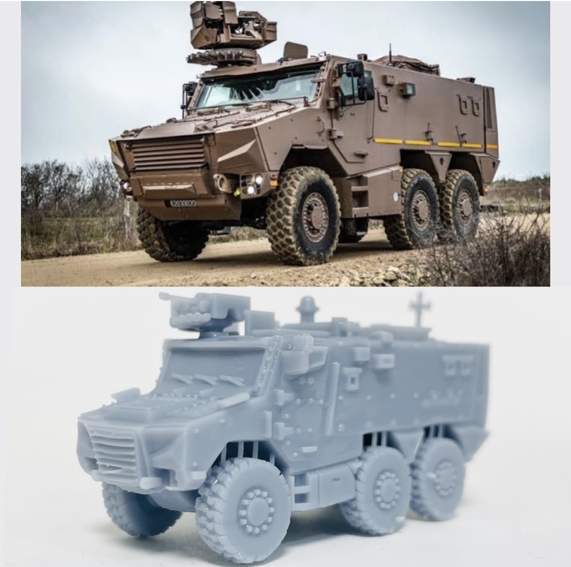 2両 グリフォン 兵員輸送車 1/144 フランス軍 装甲車 戦車 griffon スコーピオン計画 APC MRAP IFV TANK(主力 ...