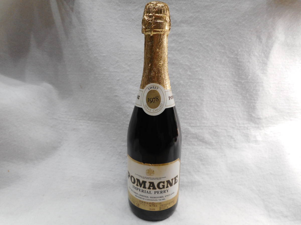 古酒 POMAGNE ポメイン 1978 スパークリングワイン 1978 750ml 未開栓 箱無し(スパークリング)｜売買されたオークション ...