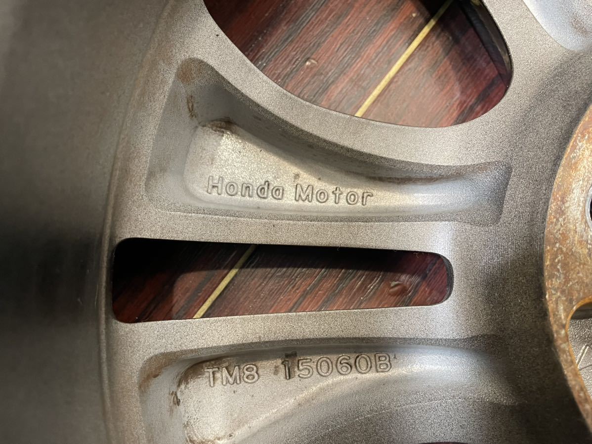 ホンダ純正 アルミホイール 15×6J +50 PCD100 4H エンケイ製 フィット シャトル インサイト等 TM8 15060B ...
