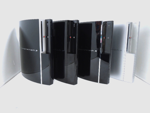 PS3 4台 CECHA CECHB CECHL CECHH SS 本体 計4台セット 未チェック ジャンク プレイステーション3 厚型 ...