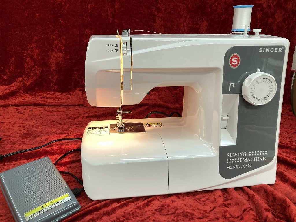 23-947 BG ミシン SEWING Qt-20 シンガー 電動ミシン SINGER ミシン本体 手芸 ハンドメイド(その他)｜売買されたオークション情報、yahooの商品情報をアーカイブ ...