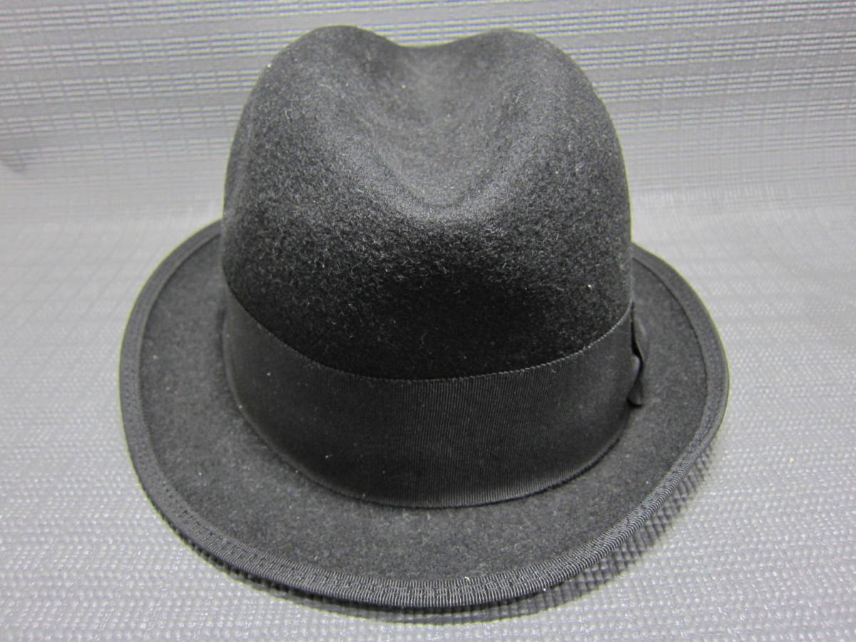 日本製 EDHAT EDO エドハット ウール フェルト ハット サイズL 黒 S2301E(ソフト帽)｜売買されたオークション情報 ...
