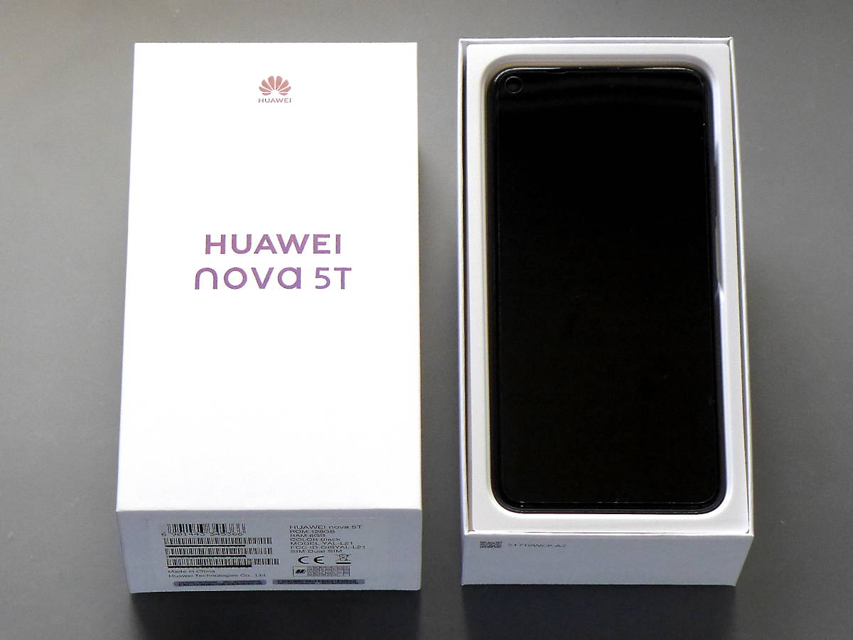 Googleモバイルサービス GMS 対応 HUAWEI nova5T ブラック 日本国内版 SIMフリー リアカメラに難あり(Android)｜売買されたオークション情報、yahooの商品 ...