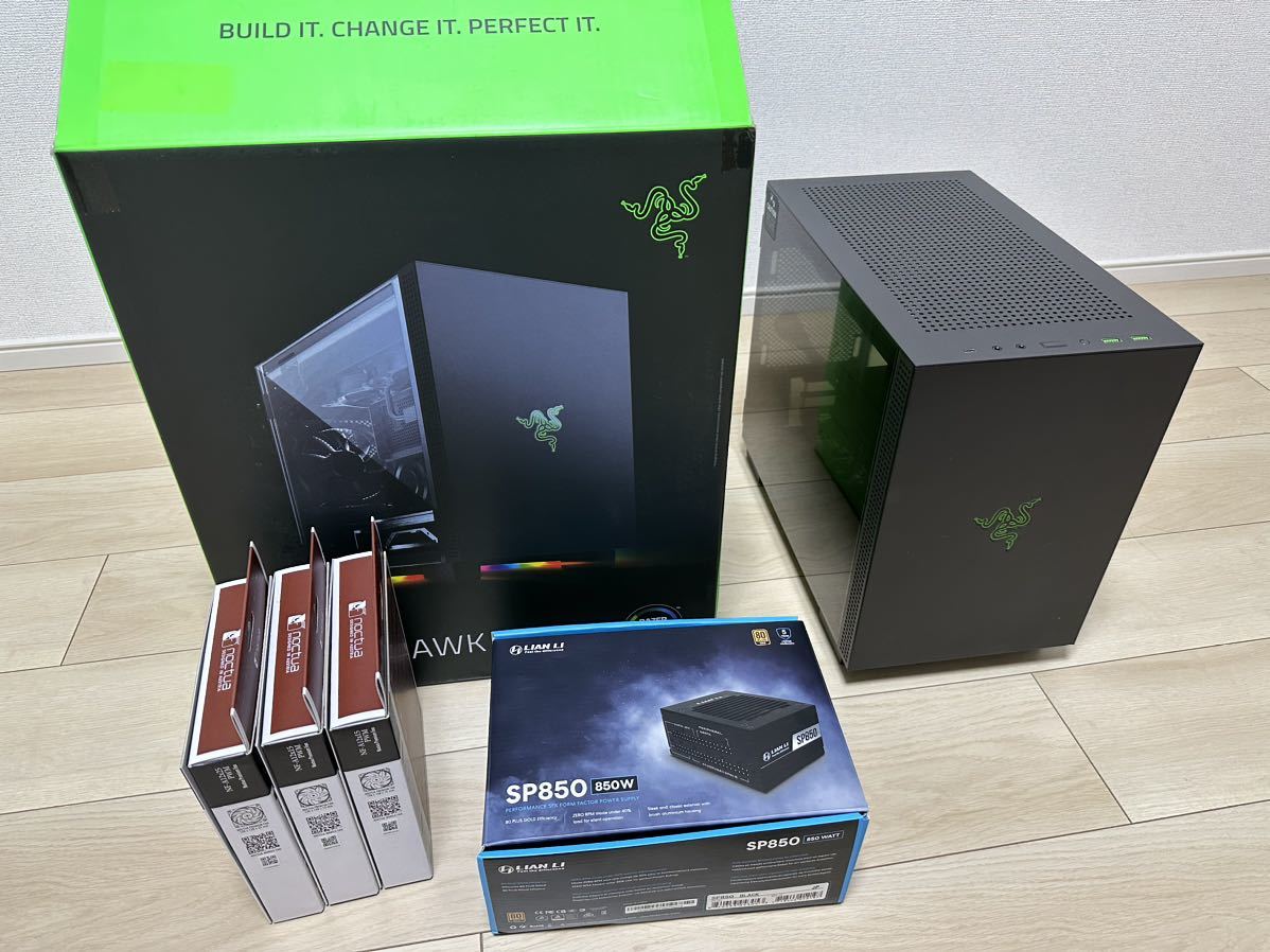 Razer Tomahawk Mini-ITX & LIANLI SFX電源 SP850 GOLD BLACK & Noctua ケースファン ケース&電源&ファンセット(その他)｜売買された ...