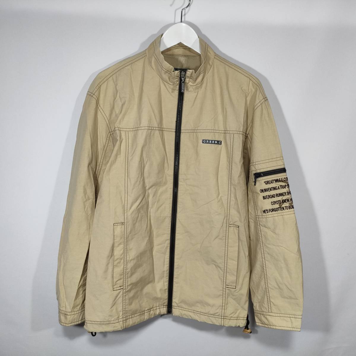 グリーンクラブ GREEN CLUBS ワイリー Wile E. Coyote ジャンパー ブルゾン ジャケット ライトアウター 長袖 3 ...
