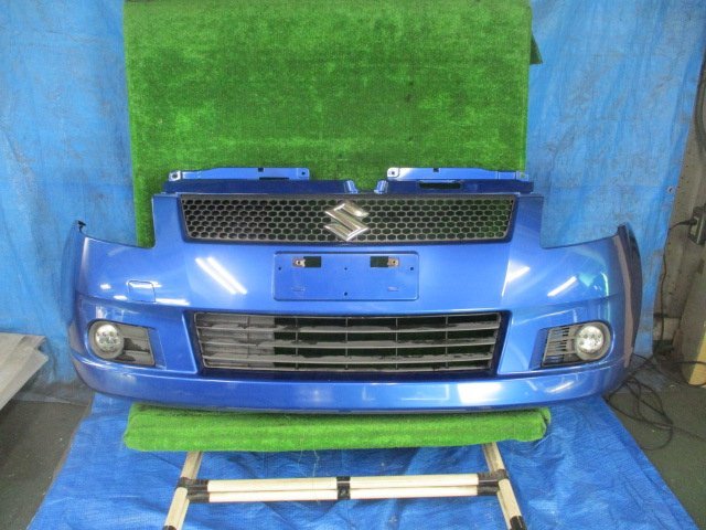 527810 ZC11S/スイフト 純正/71711-63J00 フロントバンパー カラーNo ZCW 青 ブルー フォグ社外LED(フロント ...