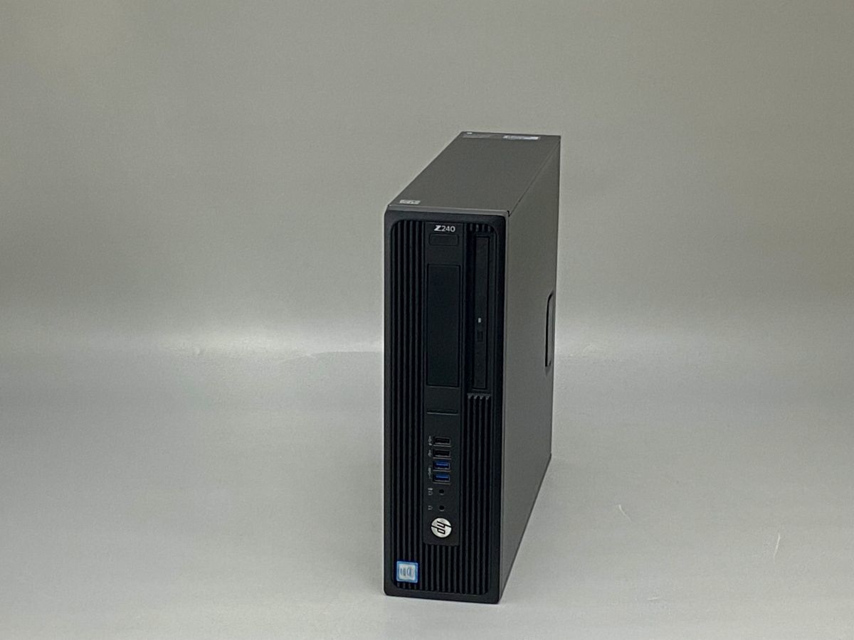 1円スタート NVIDIA Quadro P600 搭載 HP Z240 SFF Workstation Xeon E3-1270 v5 3 ...